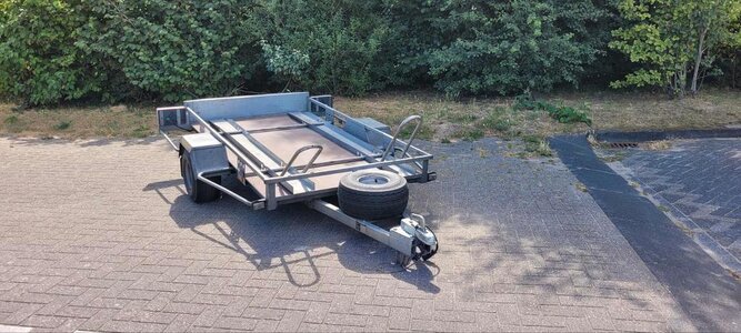 VERKOCHT motoraanhanger van hooff te koop | Motor-Forum